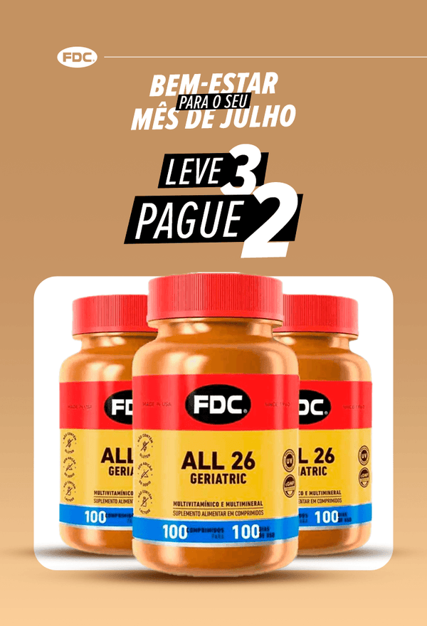 FDC Vitaminas - Vitaminas com duplo certificado de qualidade.