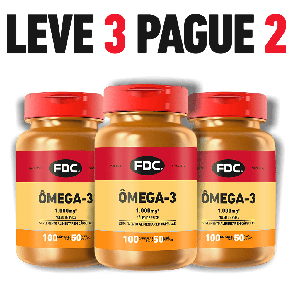 Linha Ômega 3 FDC Vitaminas - Suplementos Essenciais
